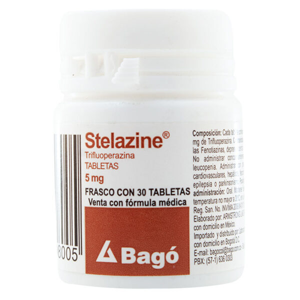 STELAZINE 5 MGS 30 TABLETAS - Droguerías Ronid